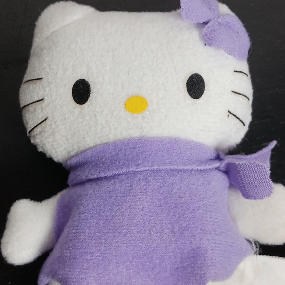 Sanrio | Toys | Sanrio Mini Hello Kitty Purple Dress 4 Plush Stuffed ...
